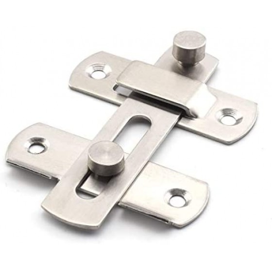Stainless Steel Gate Latch Safety Door Latches Lock for Pet Gate/Window ...
