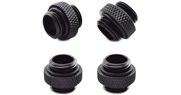 4-Pack G1/4inch 5mm Male to Male Connector with Sealed O-Ring for PC ...