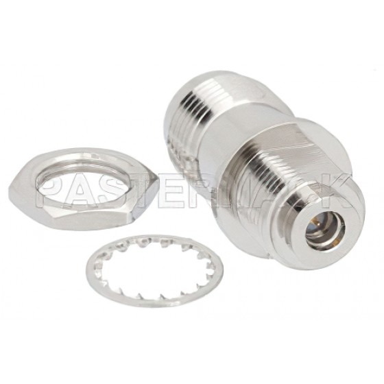 TNC Female to SMP Male Limited Detent Bulkhead Mount Adapter ...
