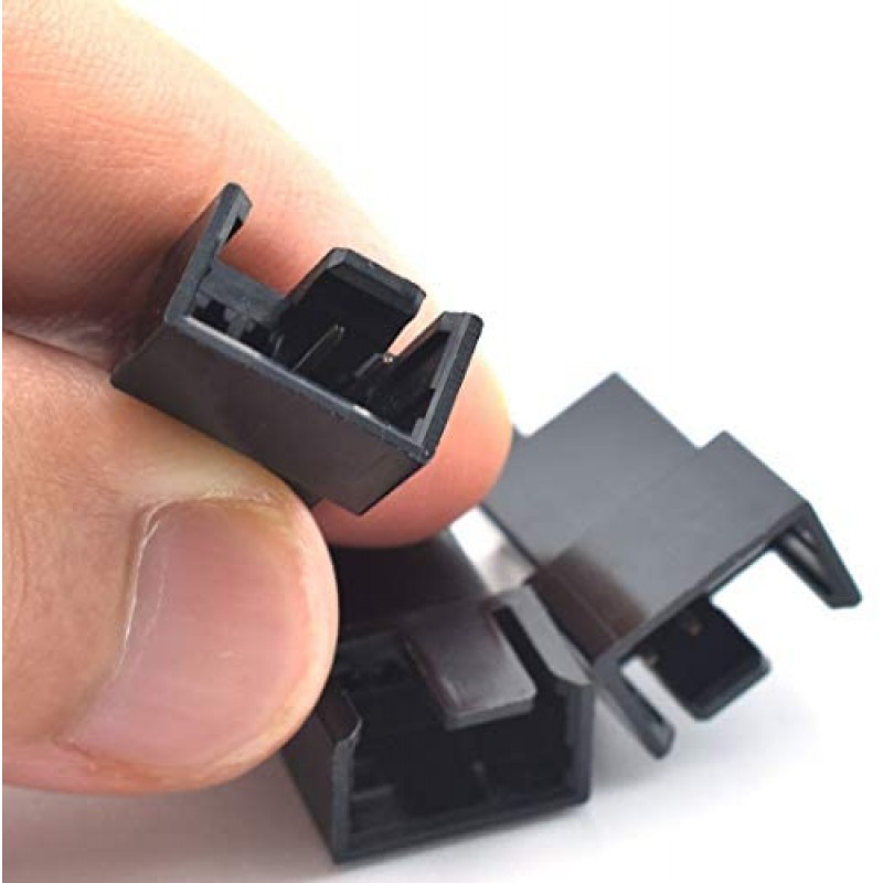 Molex to Fan Power Splitter Cable 2 Pack 4-Pin IDE to 3X 4-Pin Fan ...