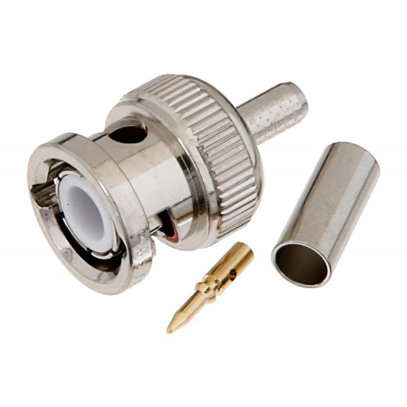 BNC Male Connector Crimp/Solder Attachment for ET38360, ET-RG180, ET ...