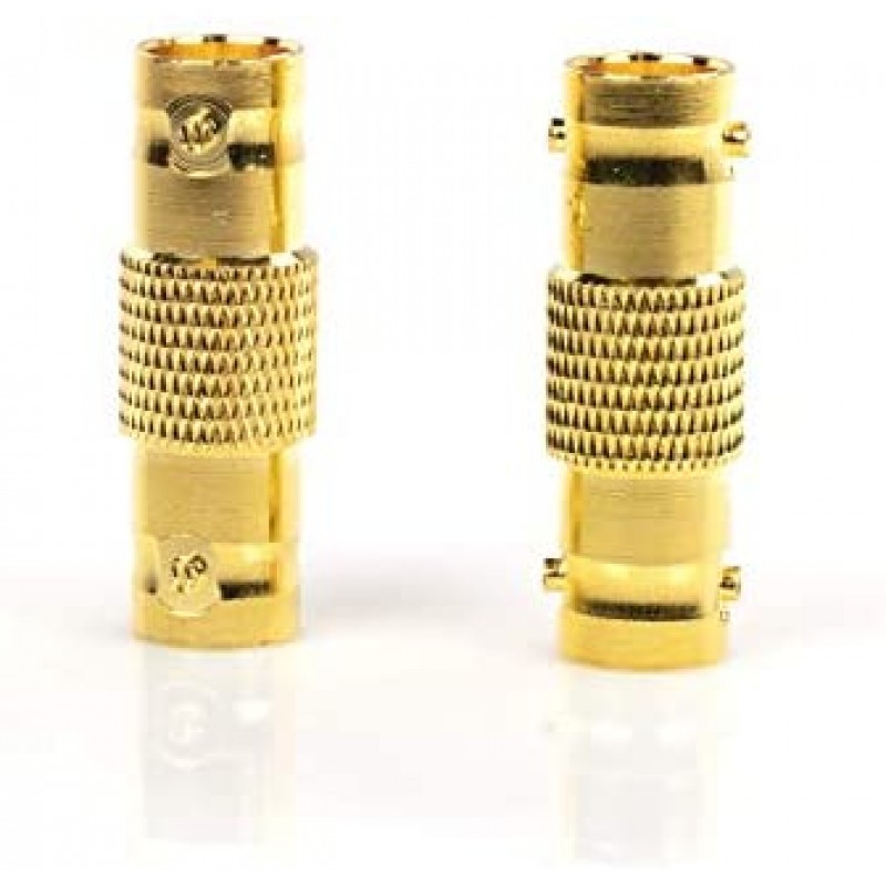 Gold BNC Connectors, Female to Female Coupler - 25 Pack - (Barrel ...