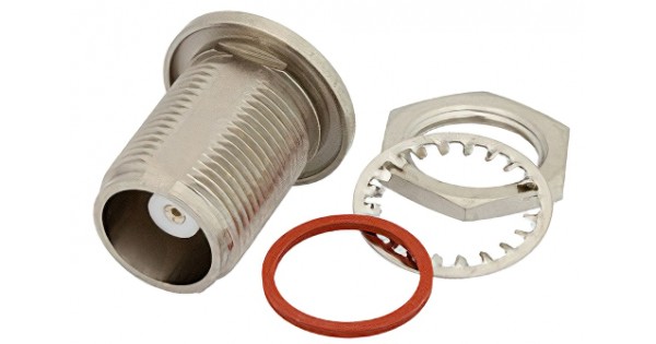 HN Female Bulkhead Mount Hermetically Sealed Connector Solder ...