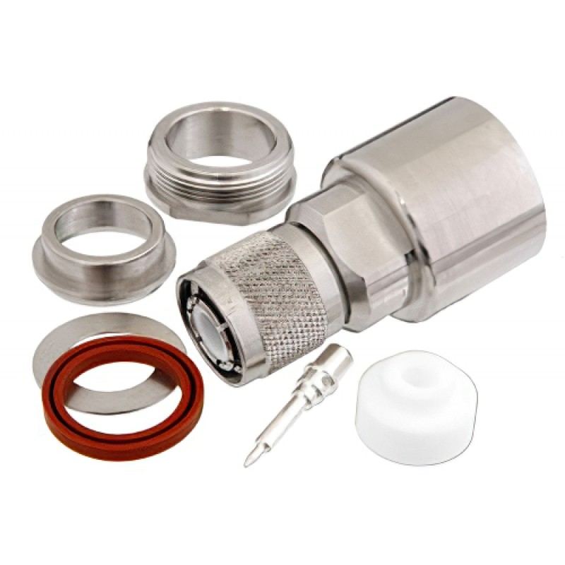 HN Male Connector Clamp/Solder Attachment for ET-RG17, ET-RG218, ET ...