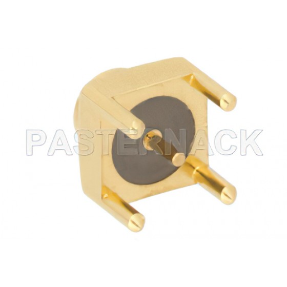 SMP Male Connector Solder Attachment Thru Hole PCB, Up To 8 GHz Smooth ...