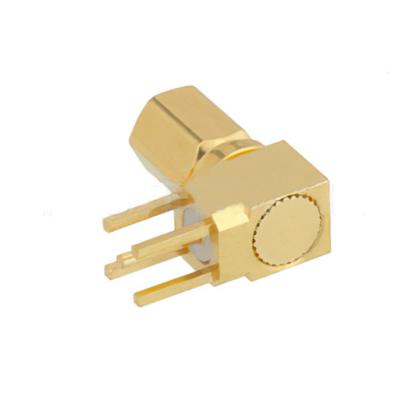 SSMC Plug Right Angle Connector Solder Attachment Thru Hole PCB ...