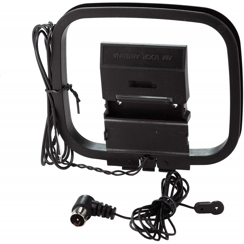 AM FM Antenna Stereo Indoor 75Ohm FM Antenna AM Loop Antenna Kit for ...