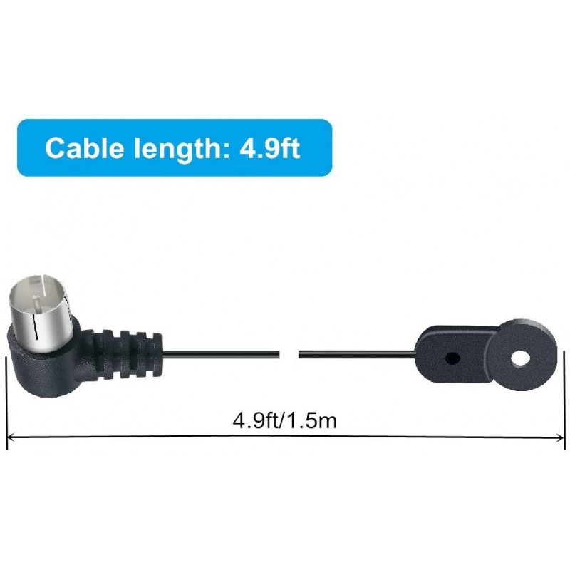 AM FM Antenna Stereo Indoor 75Ohm FM Antenna AM Loop Antenna Kit for ...