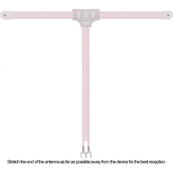 Indoor AM FM Antenna 300 ohm FM Dipole 2-Pin Bare AM Antenna Kit for ...