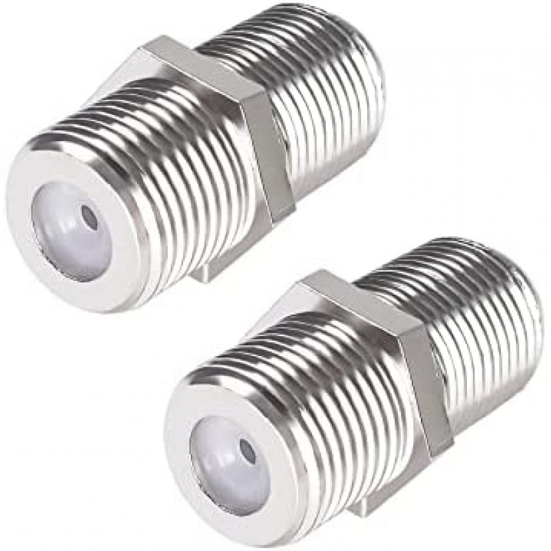 F-Type Female to Female Coaxial Cable Connector Coax ET-RG6 Cable ...