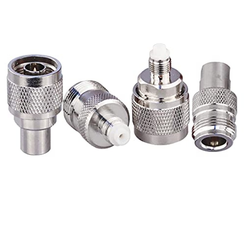 4 Type Set FME to N Type Coax Adapter Kit for Antenna Extension Cable ...