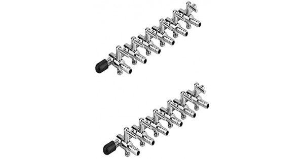 Aquarium Air Valve 6 Way Inline Manifold Air Flow Pump Tubing Splitter ...