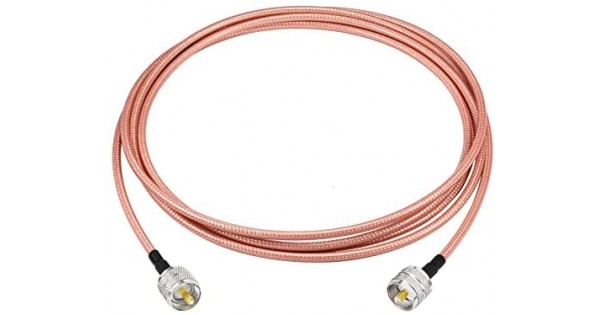 High Power Digital Coax Cable UHF Male PL-259 to UHF Male PL-259 Jumper ...